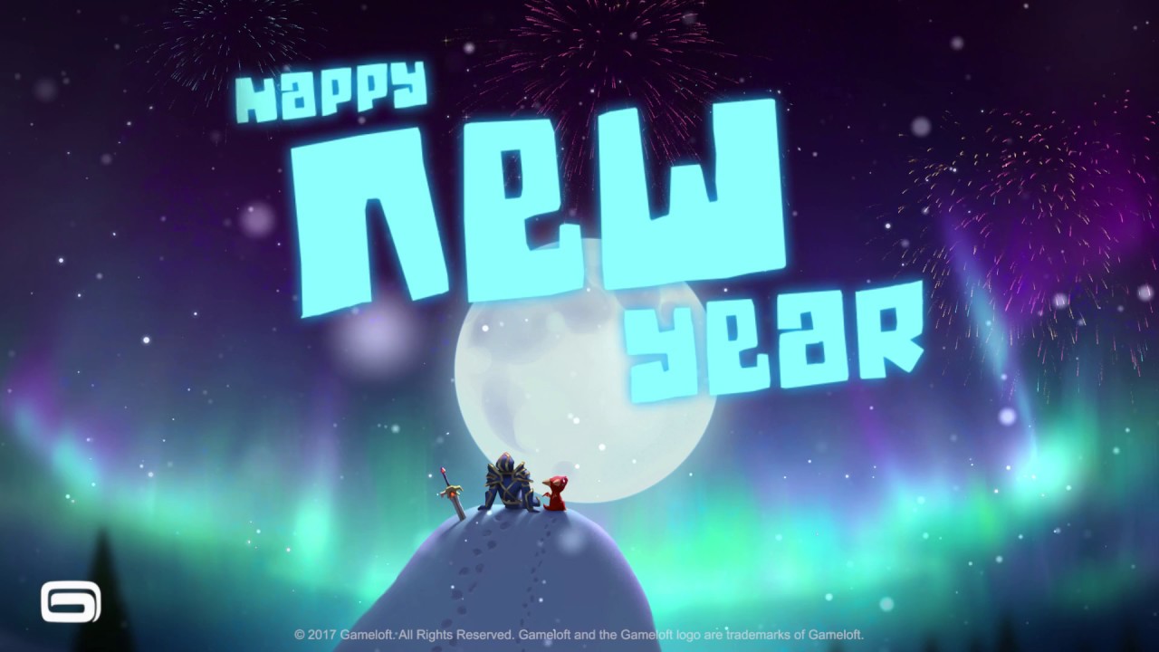 Happy New Year 2018 from Gameloft - YouTube