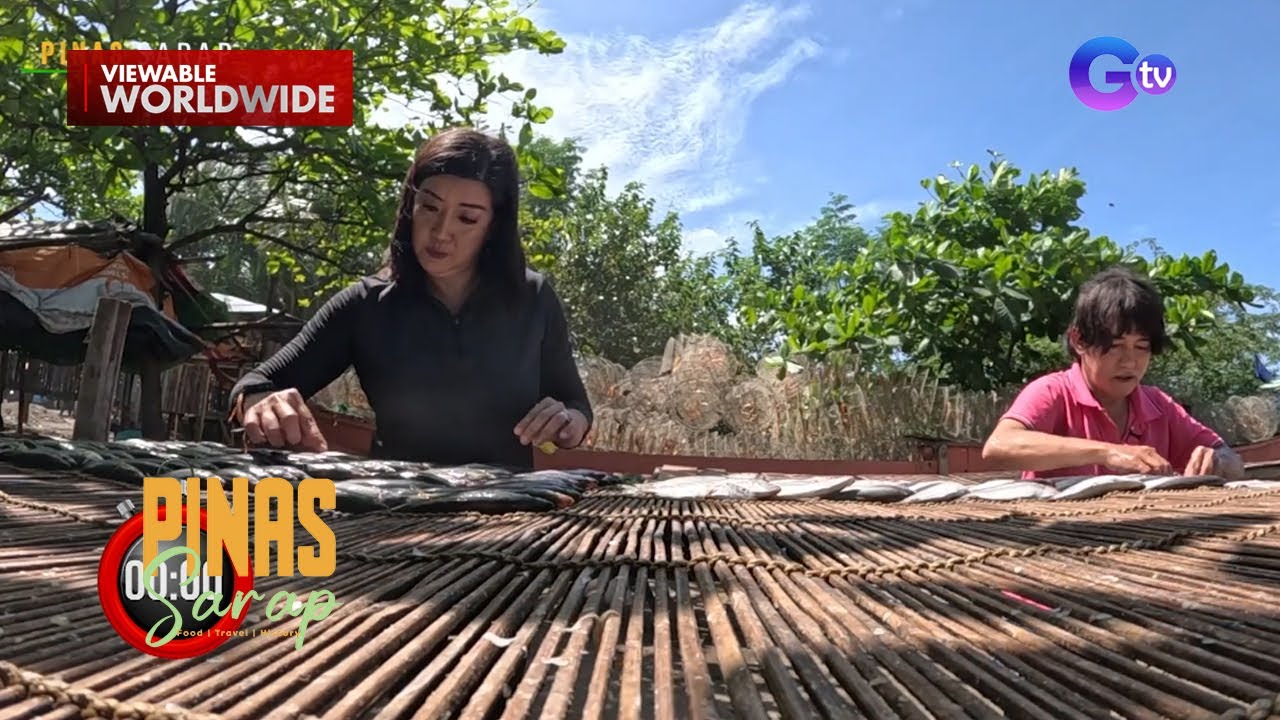 Kara David at Arman Salon, nagparamihan ng mabibilad na tinapa! | Pinas Sarap - YouTube