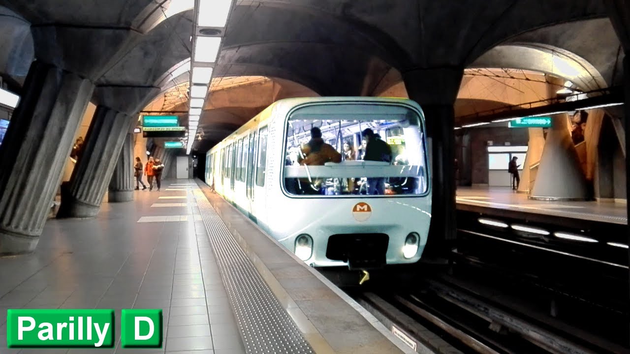 Parilly | Ligne D : Métro de Lyon ( MPL 85 ) - YouTube