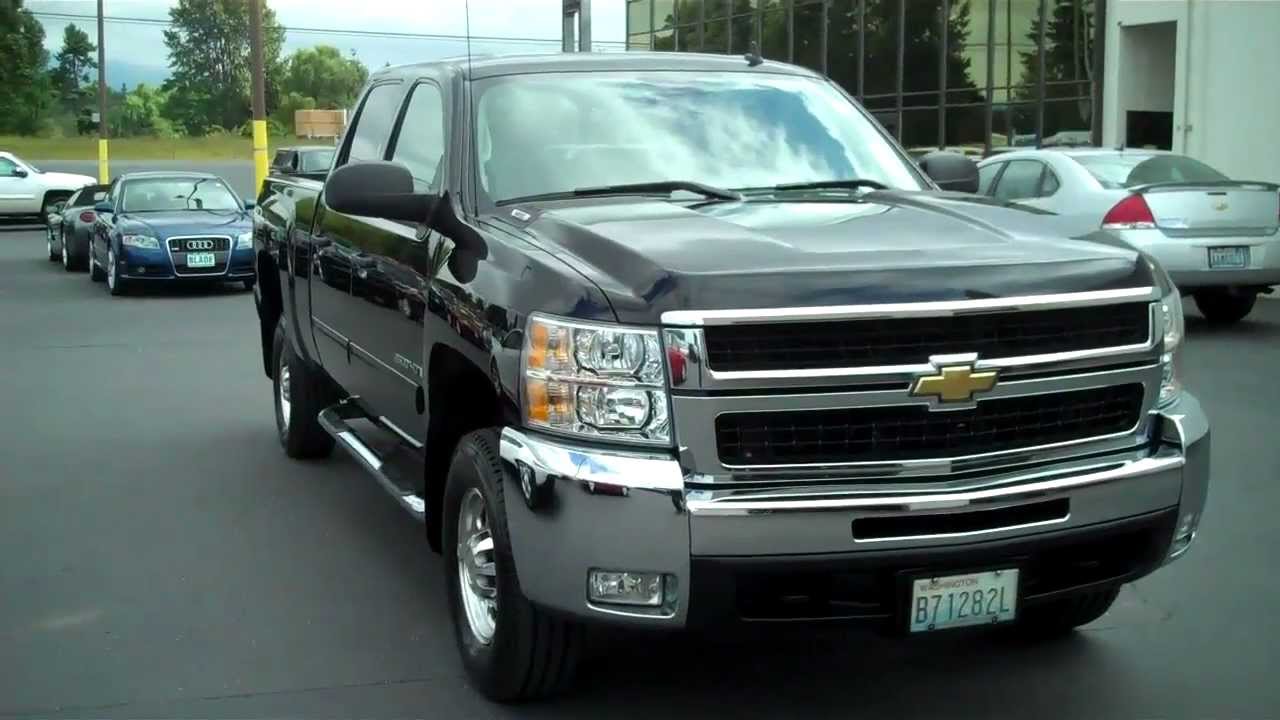 2009 Chevy 2500 Crew Cab Vortec 6.0 4x4 - YouTube