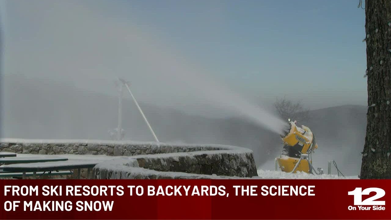 From ski resorts to backyards, the science of making snow - YouTube
