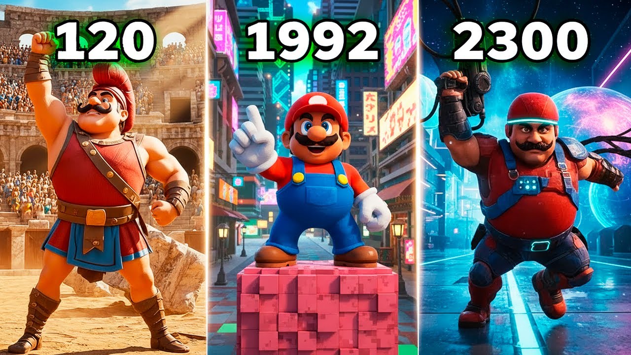 Super Mario - The Complete EVOLUTION (14 Eras) - YouTube
