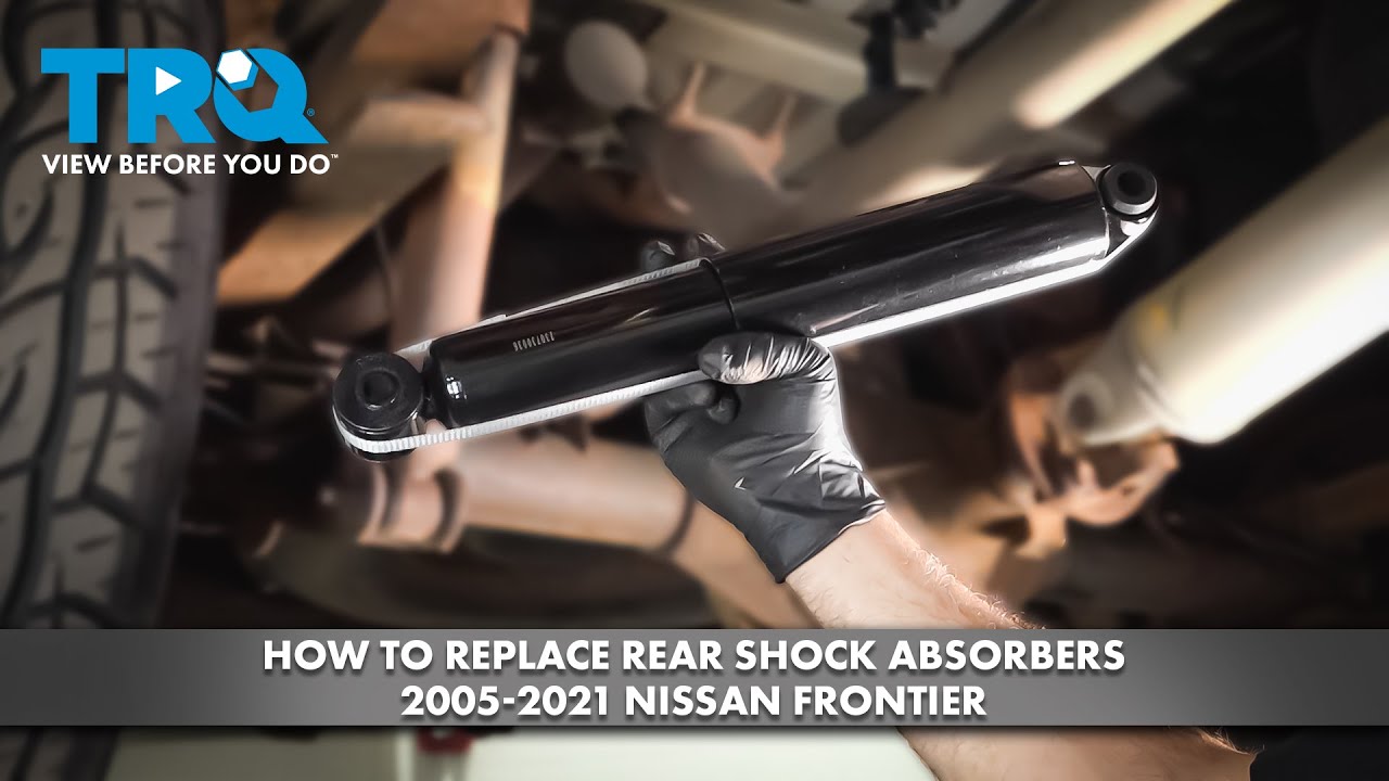 How to Replace Rear Shock Absorbers 2005-2021 Nissan Frontier - YouTube