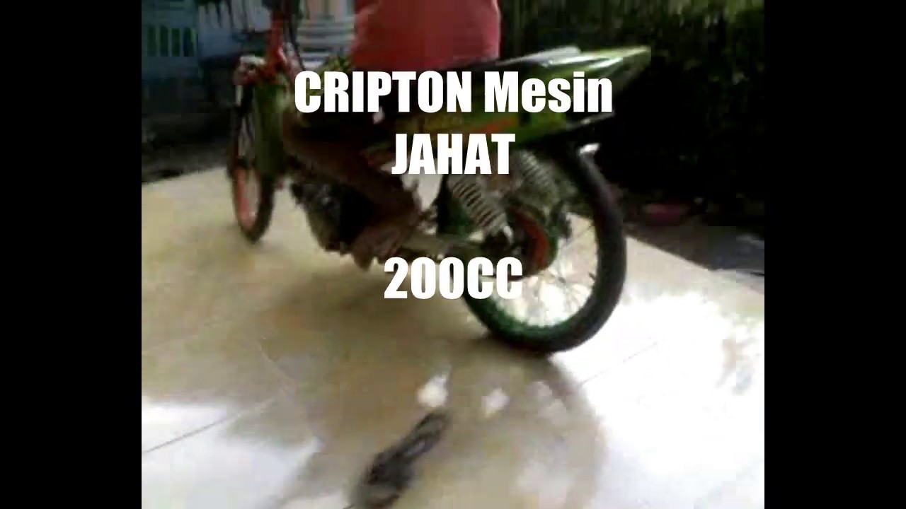 Setting Yamaha Crypton 200 cc Mesin Gahar - YouTube