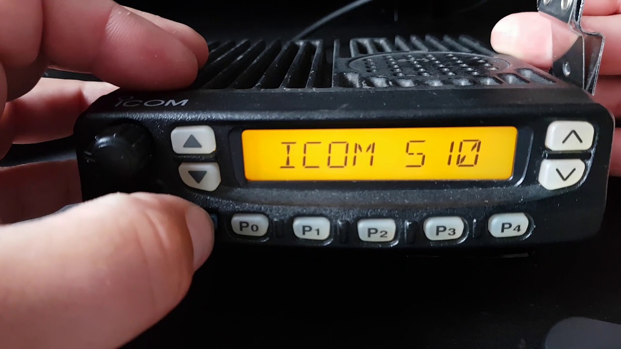 ICOM ICF-510 2 meters - YouTube