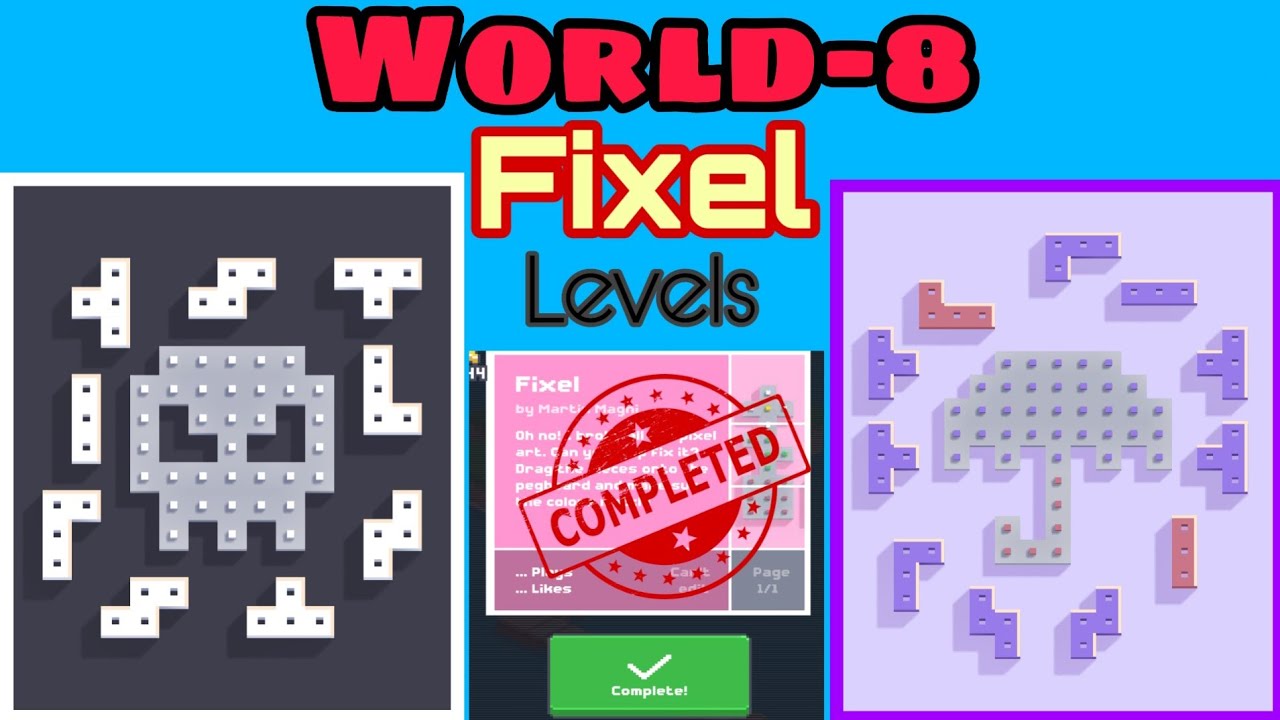 🔴Fancade🔴|| World 8 || Fixel level 13,14,15,16,17 ||completed|| Arpit ...