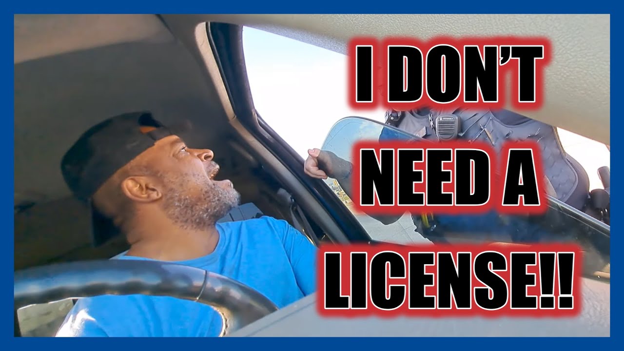 Sovereign Citizen With No License, Plates, Or Insurance Picks Up An ...