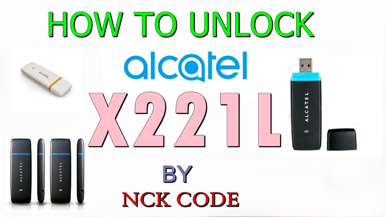 How to Unlock Alcatel X221L by NCK Code - YouTube