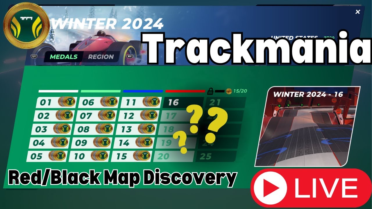 Red/Black Map Discovery Speedrun!! *Trackmania Gameplay* - YouTube