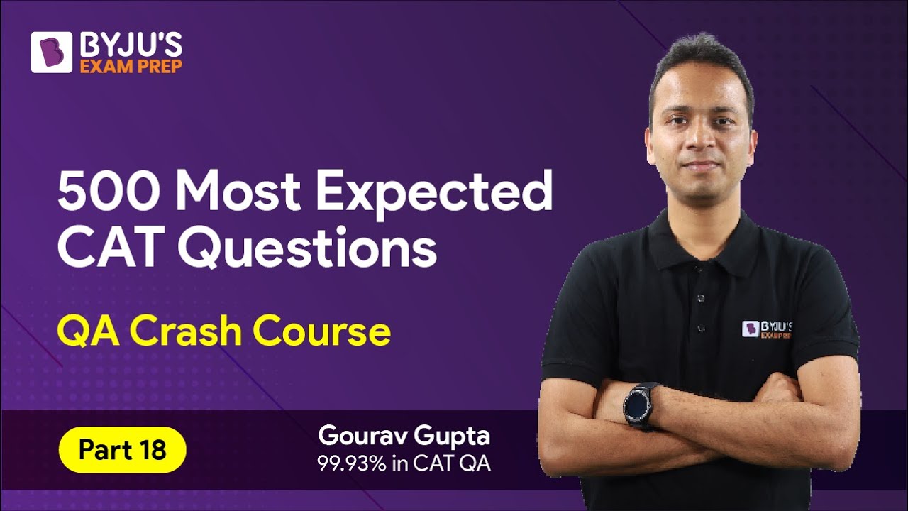 CAT 2023 Preparation | 500 Most Expected CAT Quant Questions | CAT ...