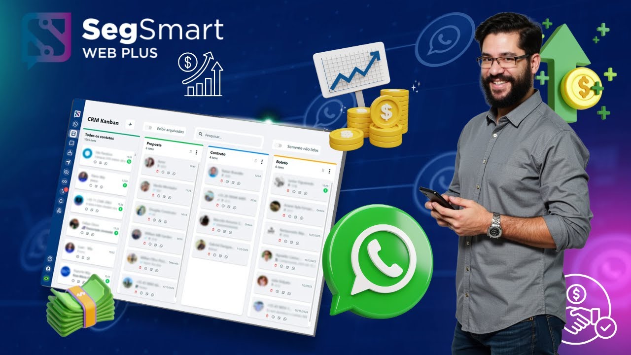 Venda muito 💵💰 por WhatsApp com o SegSmart Web Plus - YouTube