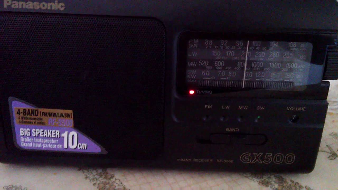 Radio Republic Indonesia Panasonic RF 3500 Maella NE Spain - YouTube
