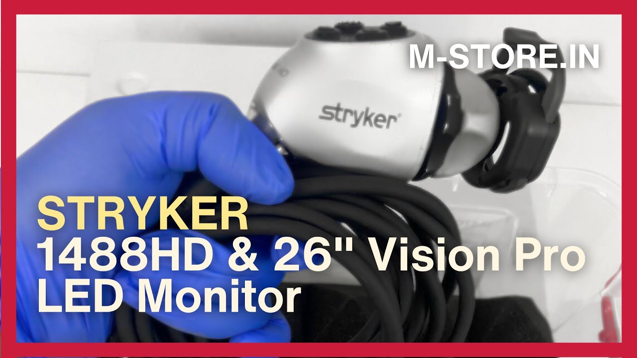 Stryker 1488HD & 26" Vision Pro LED | M-Store Med Surg - YouTube