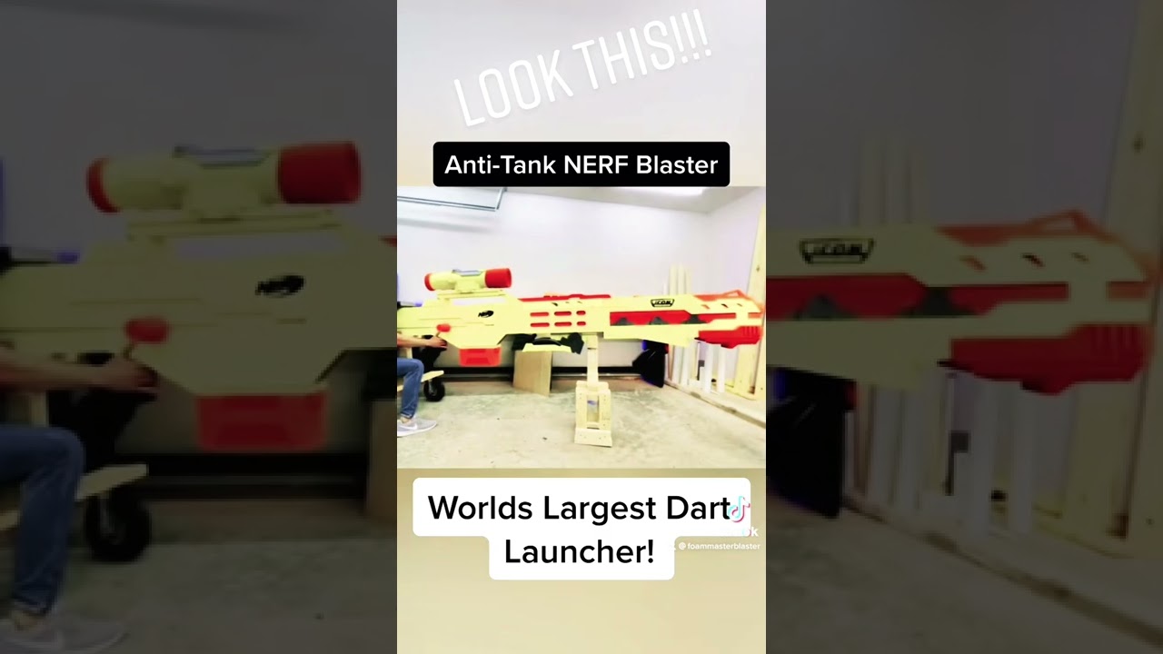 Anti-Tank NERF rifle!! - YouTube