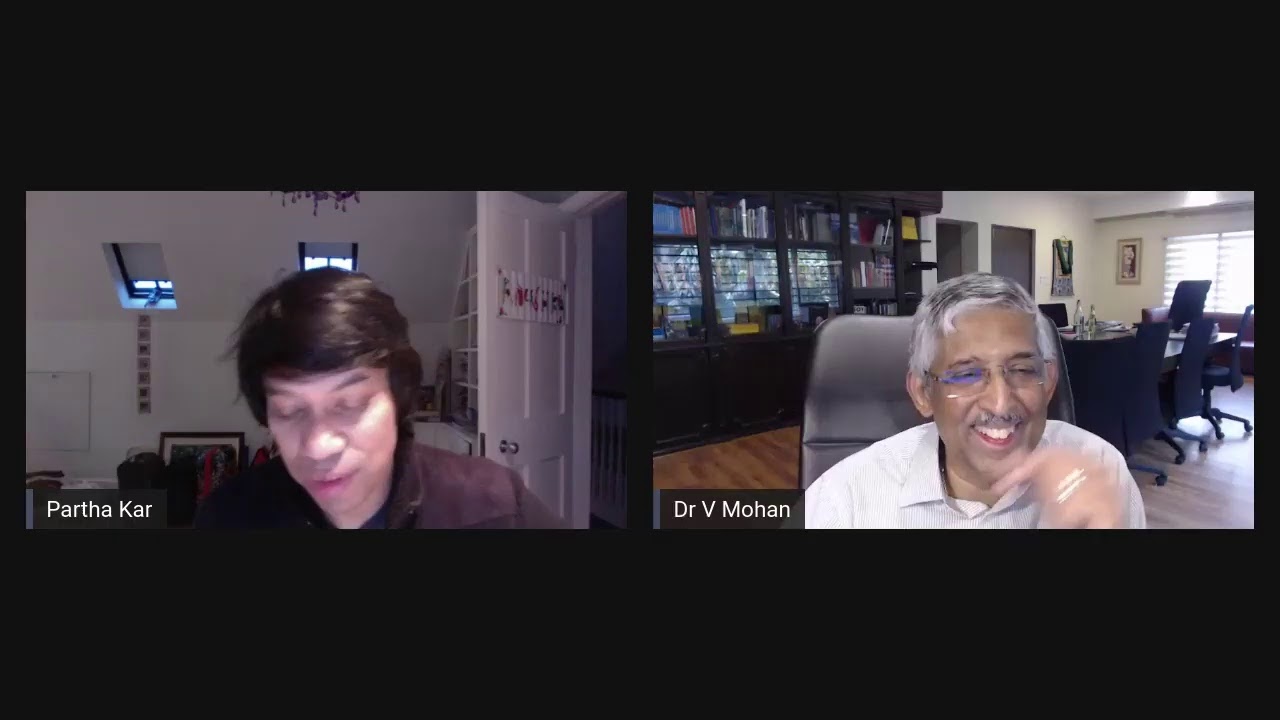 Dr.V Mohan Conversation Series - 10 -Professor Partha Kar - YouTube