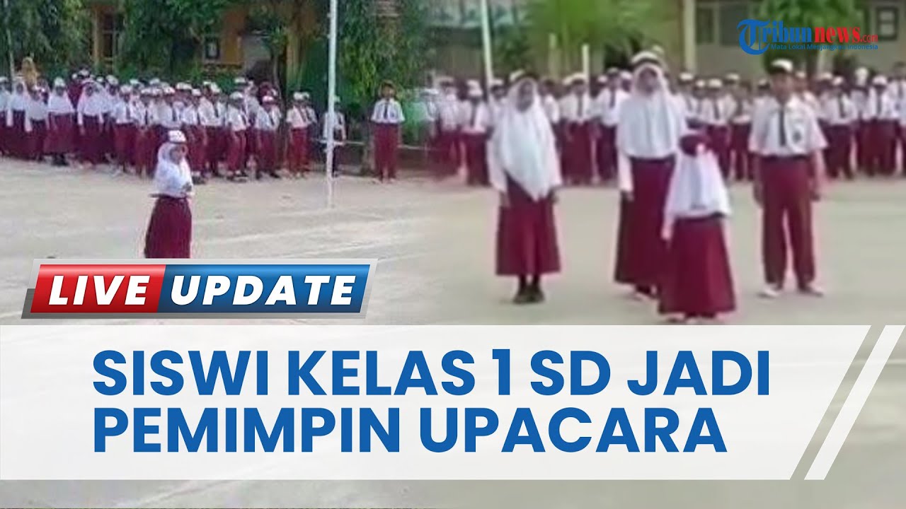 Video Viral Siswi Kelas 1 SD di Lampung Tengah Nekat Jadi Pemimpin ...