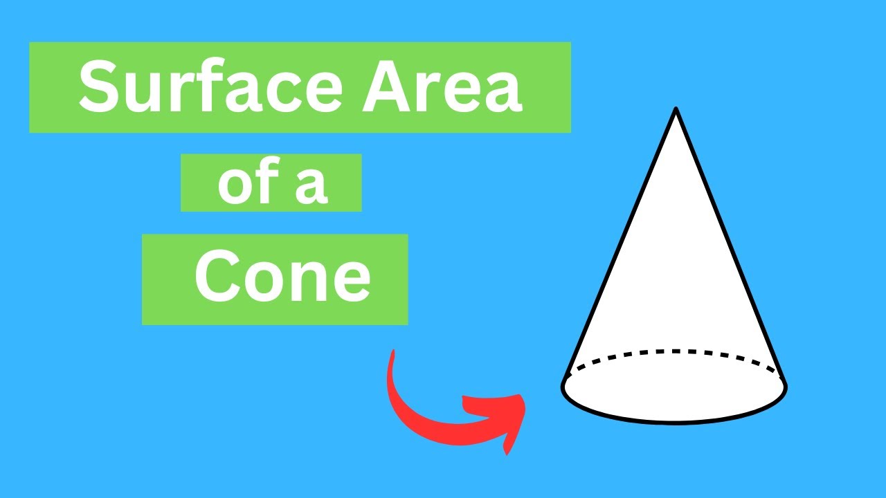 Surface Area of a Cone - YouTube