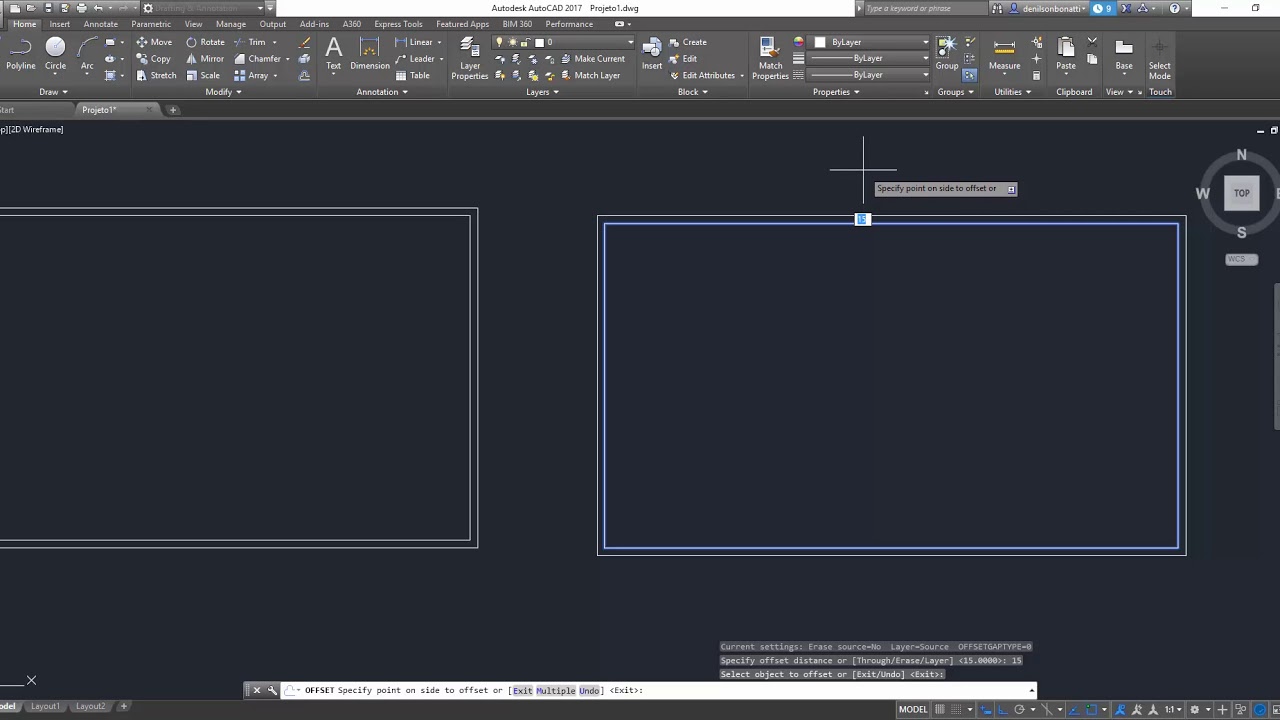 Curso de Autocad - Aula 11 RECTANGLE - YouTube