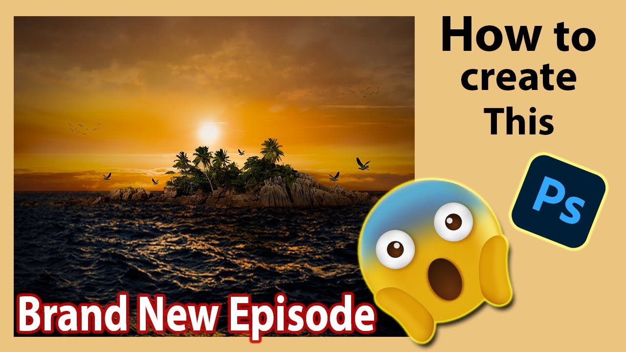 How to Create a Amazing Scenery Using Photoshop - YouTube