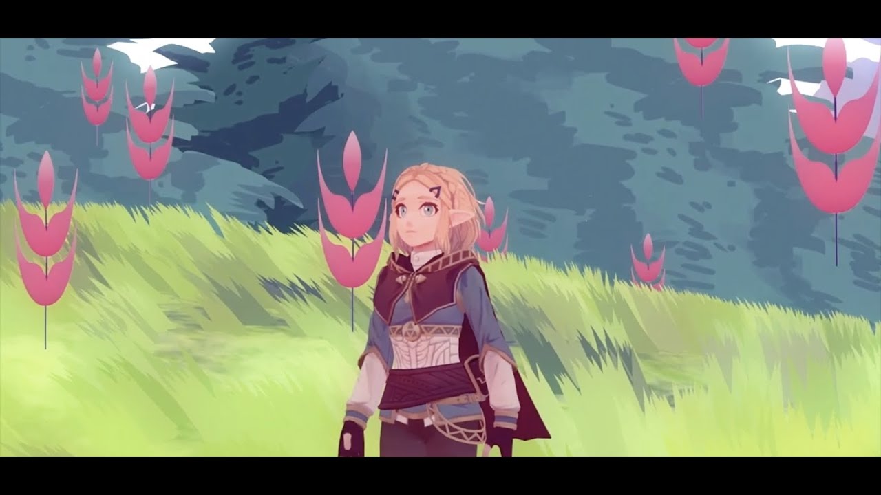 Zelda 3D Walk Animation Test | Cartoon Chill Animation - YouTube