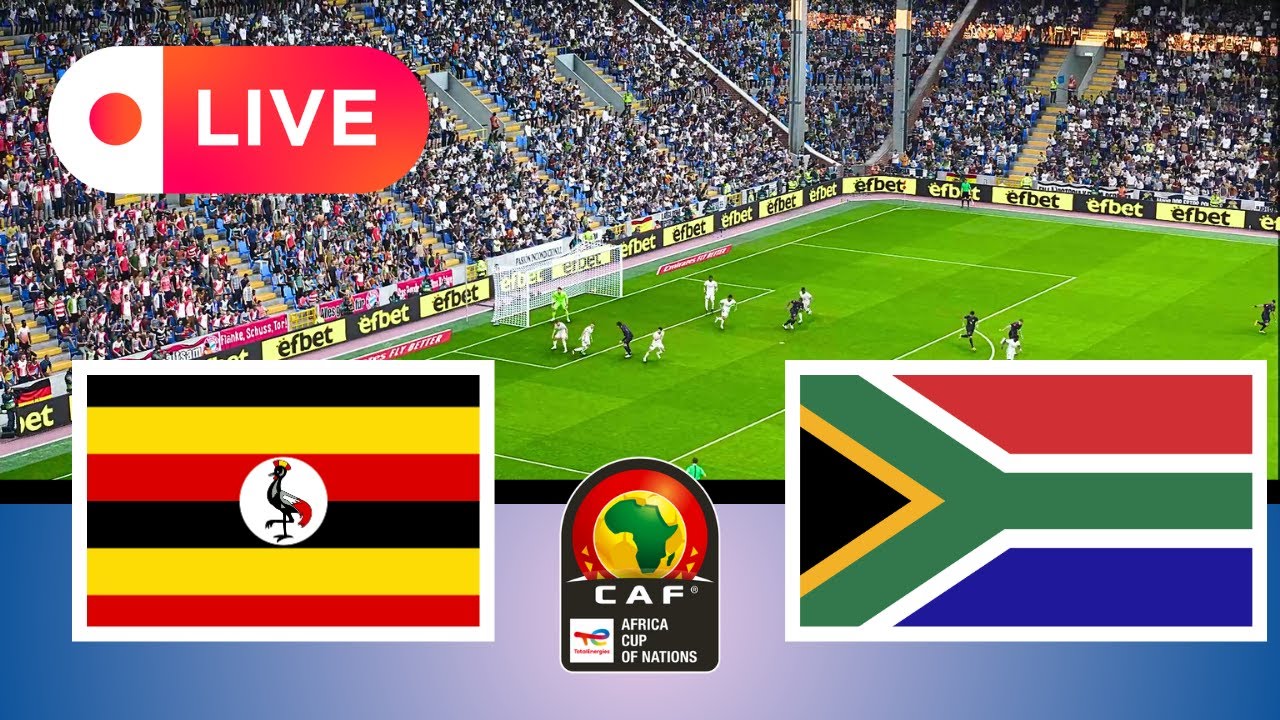 🔴 [LIVE] UGANDA VS SOUTH AFRICA | Africa Cup of Nations Qualifying 2024 ...