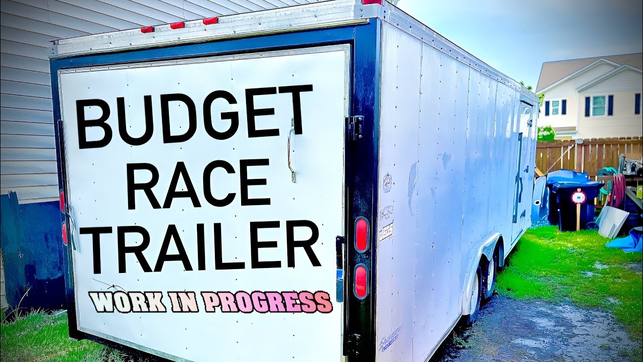 💥 DIY Budget Race Trailer Build Update 🥵 Almost Done - YouTube