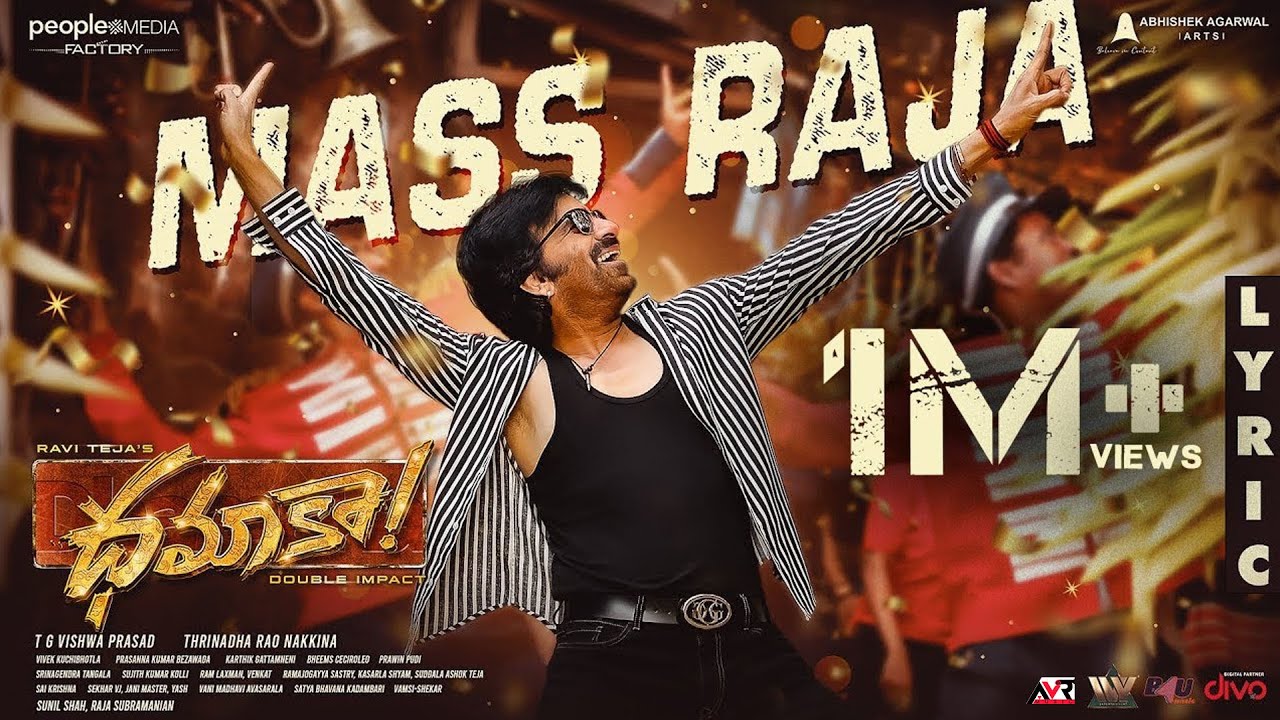 Mass Raja - Official Video Song | Dhamaka | Ravi Teja | Bheems ...