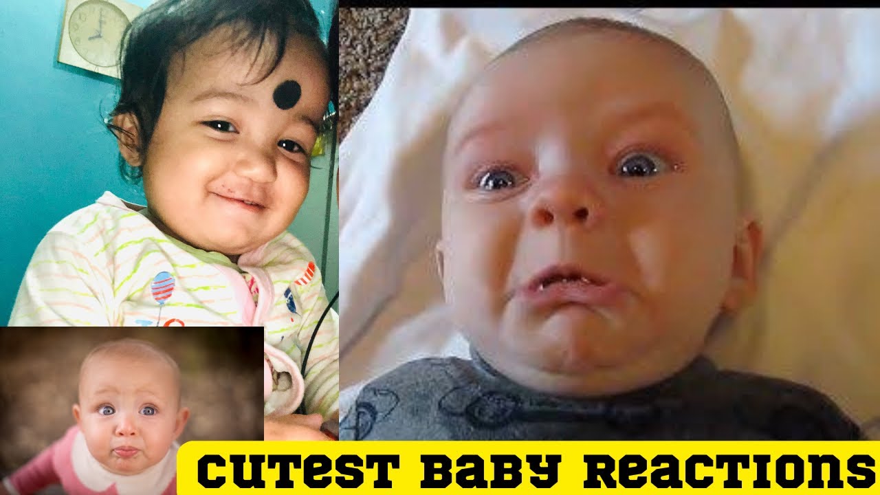 Baby Reaction video 2022.Cutest Baby reaction Video🤩🧿 | Best Baby Video ...