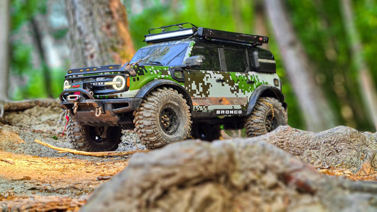 Traxxas TRX-4 2021 Ford Bronco Raptor / RC Rock Crawling Scale Off-Road ...