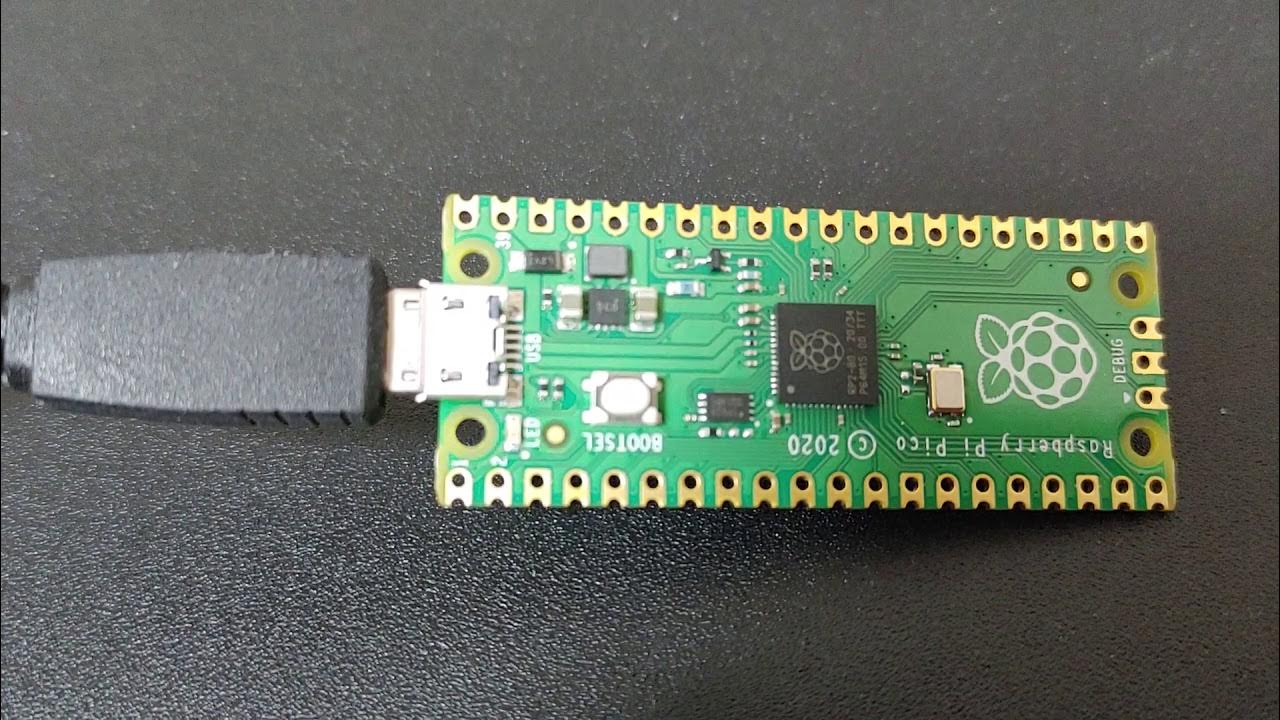 Raspberry Pi Pico sample demo (picoboard/blinky) - YouTube