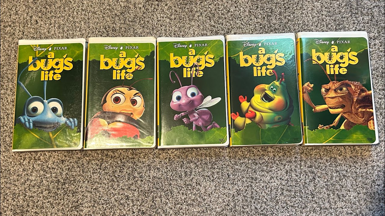 A Bug’s Life 1999 VHS (All 5 Covers Together) Overview: 2025 Edition ...
