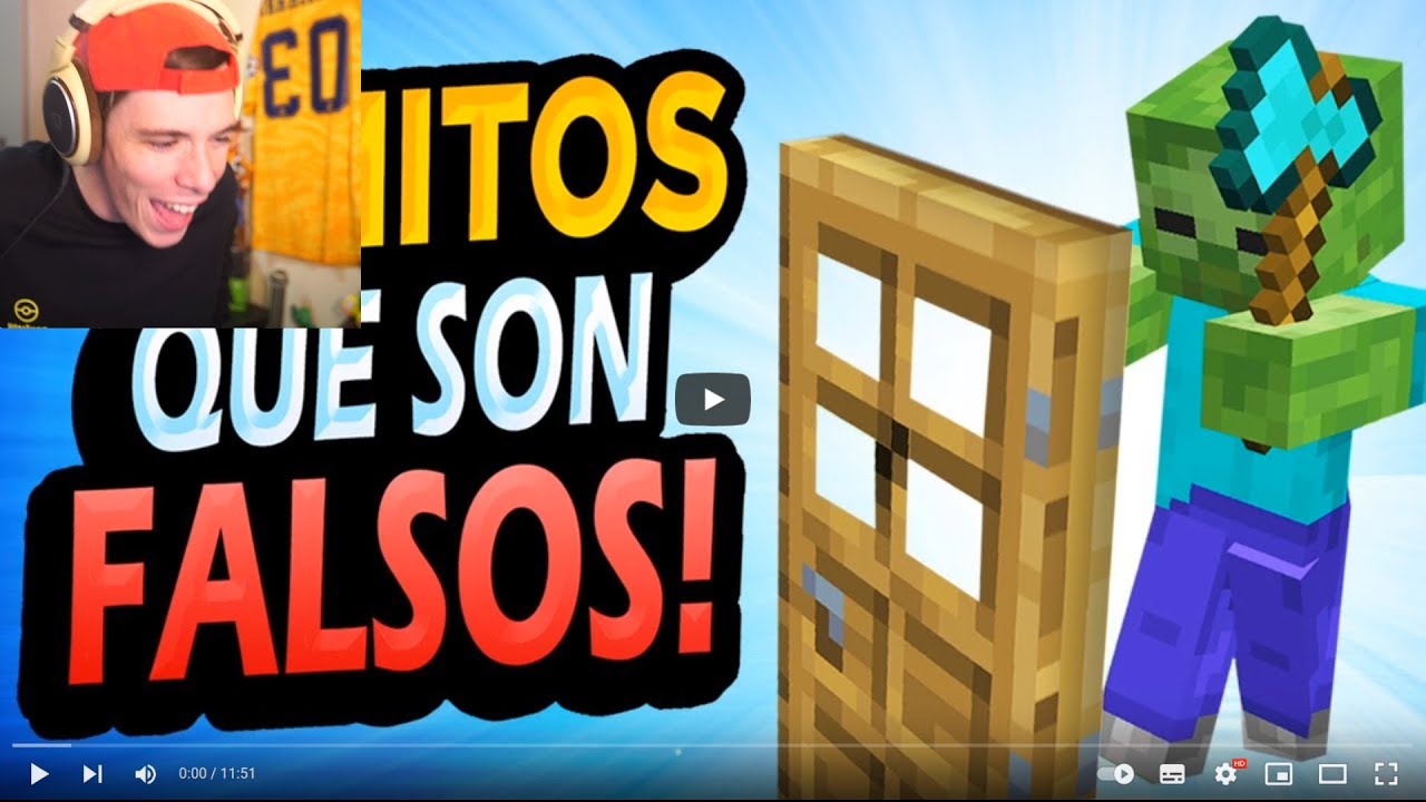 Folagor Reacciona 10 Mitos De Minecraft Que Son Falsos 10 Youtube