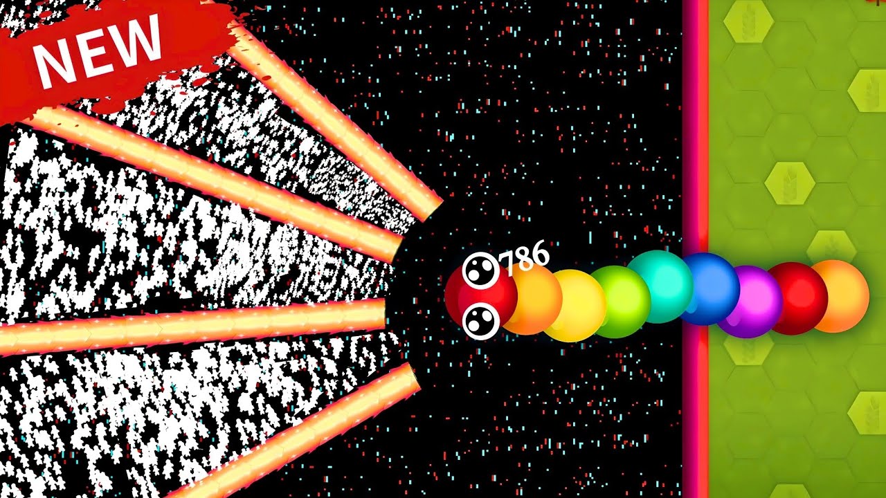 AMEZING THE RAINBOW 🌈 SNAKE GAME BIG SCORE COLECT in SNAKES IO 🐍 # ...