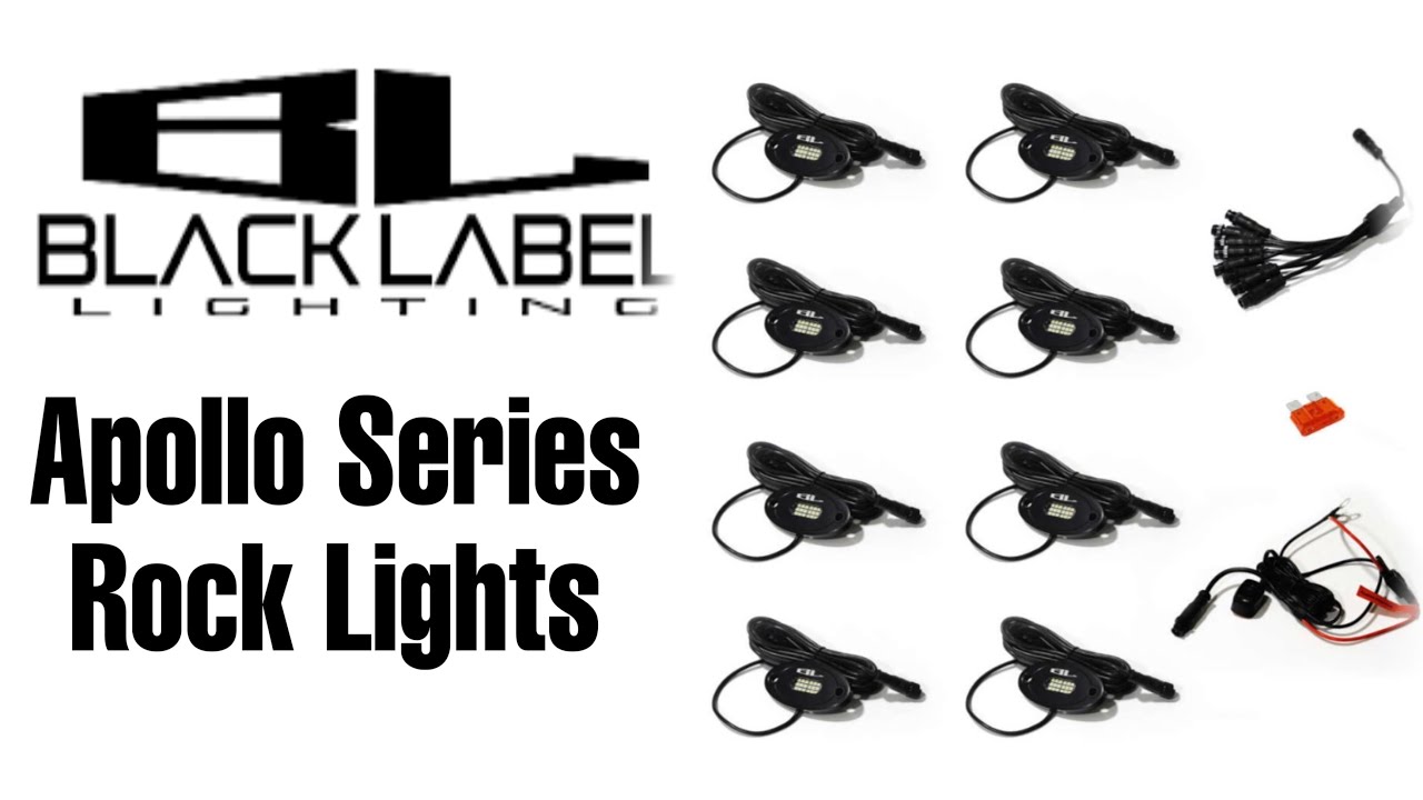 Black Label Rock Lights Apollo Series - YouTube