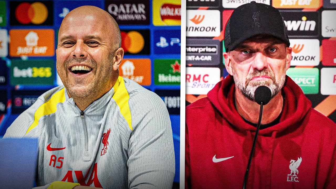 The Differences between Arne Slot and Jurgen Klopp in the Media! - YouTube