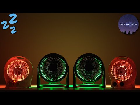 Powerful Fan & Heater Sounds for Deep Sleep | No Talking, Just Noise