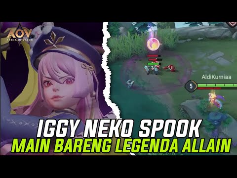 IGGY NEKO SPOOK SKIN - MAIN BARENG LEGEND ALLAIN IR R7 - YouTube
