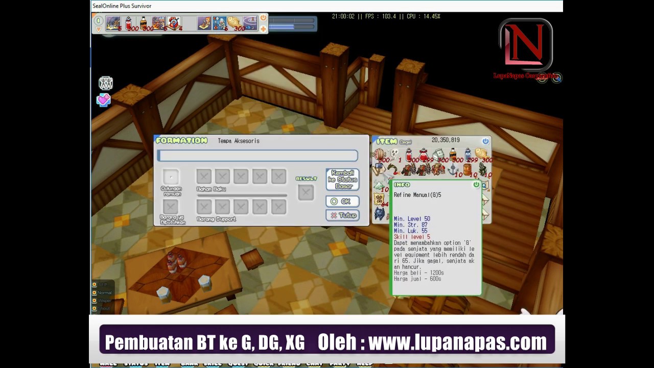 Refinement Burning Tail Dari Polos #G #DG #XG - YouTube