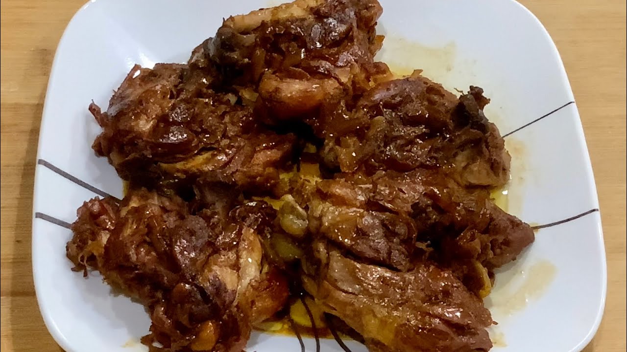 POLLO A LA BARBACOA AL ESTILO CUBANO !! 😋 CUBAN STYLE BARBECUE CHICKEN ...