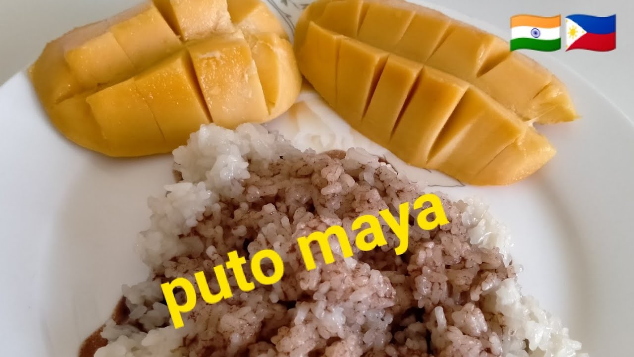 How to cook puto Maya || chocolate hot drink || mango || Filipino ...