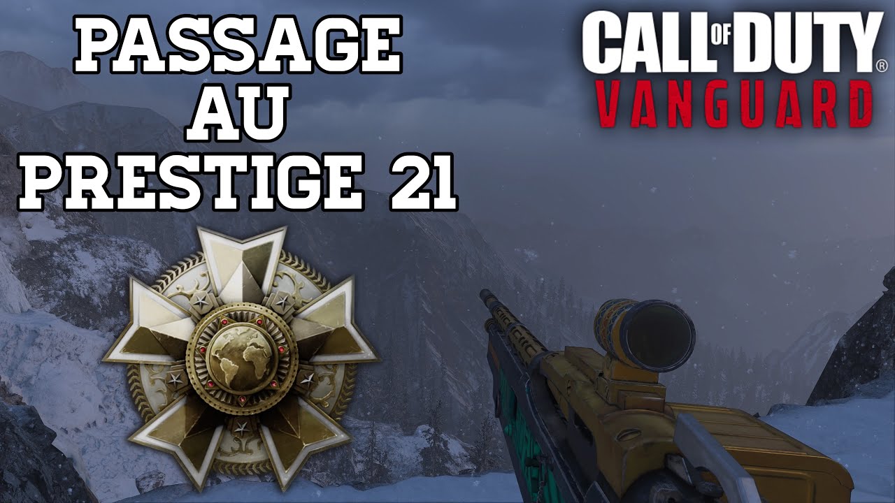 COD VANGUARD | PASSAGE AU PRESTIGE 21 - YouTube