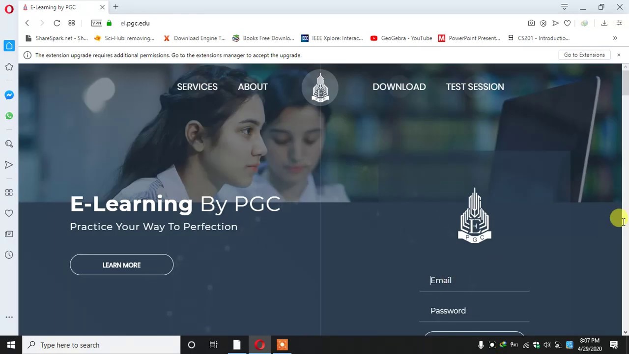 How To Recover Forgotten Password of EL Pgc Website by Punjab Group of ...