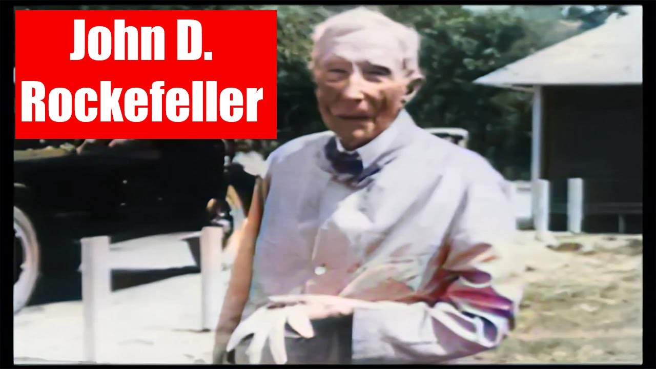 (1080p, 60fps, colorized) John D. Rockefeller 1922-1927 - YouTube
