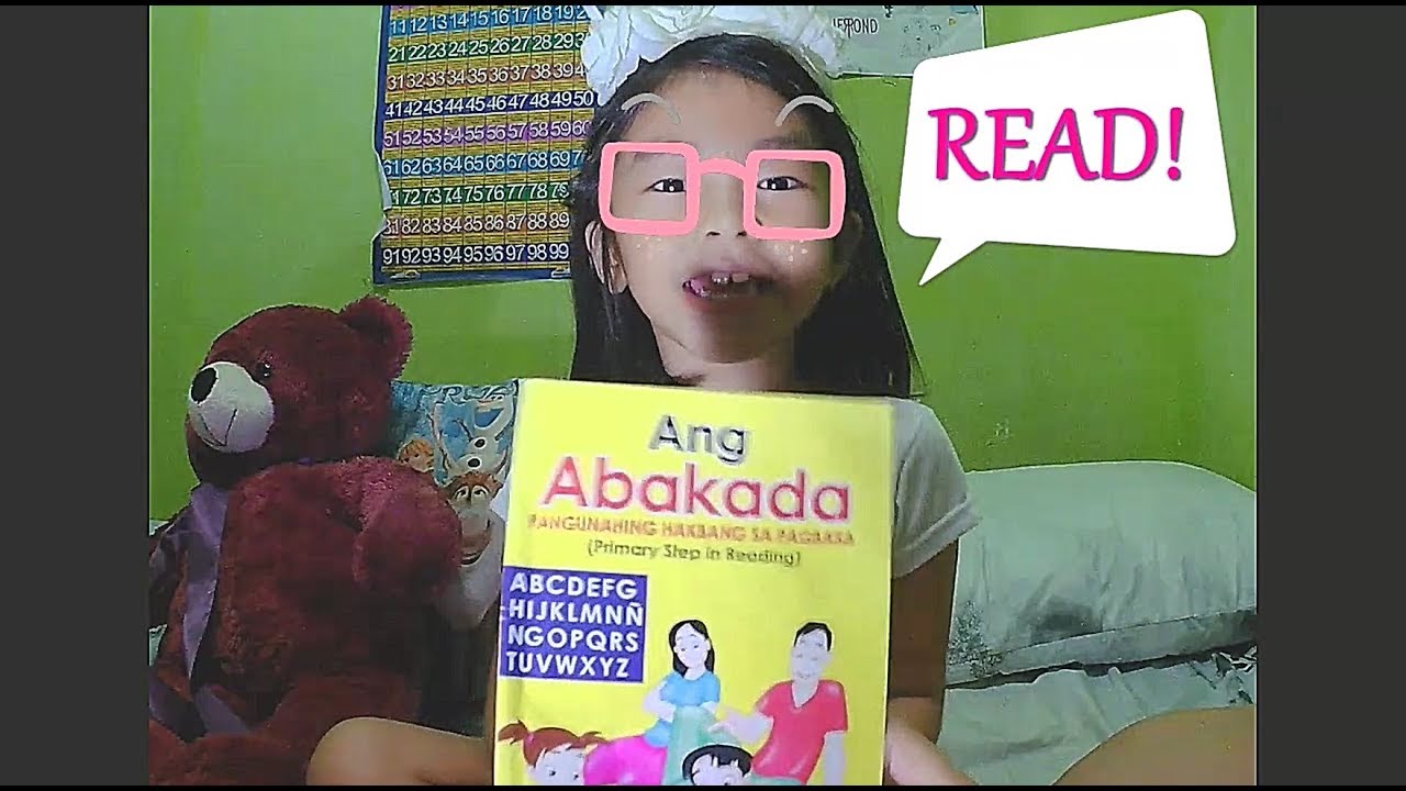 Caeley learning the ABAKADA (with syllable starting with letter B ...