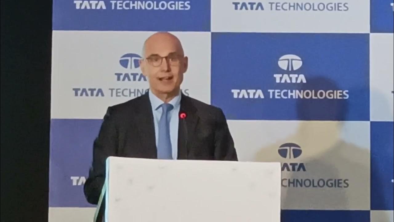 Mr. Warren Harris, CEO And MD, Tata Technologies Limited (TTL) at the TATA TECHNOLOGIES IPO ...