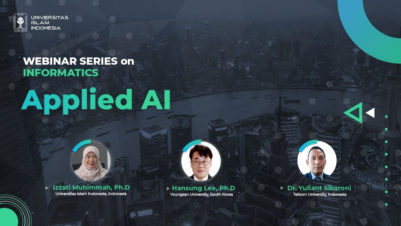 Applied AI - Webinar Series in Informatics - YouTube