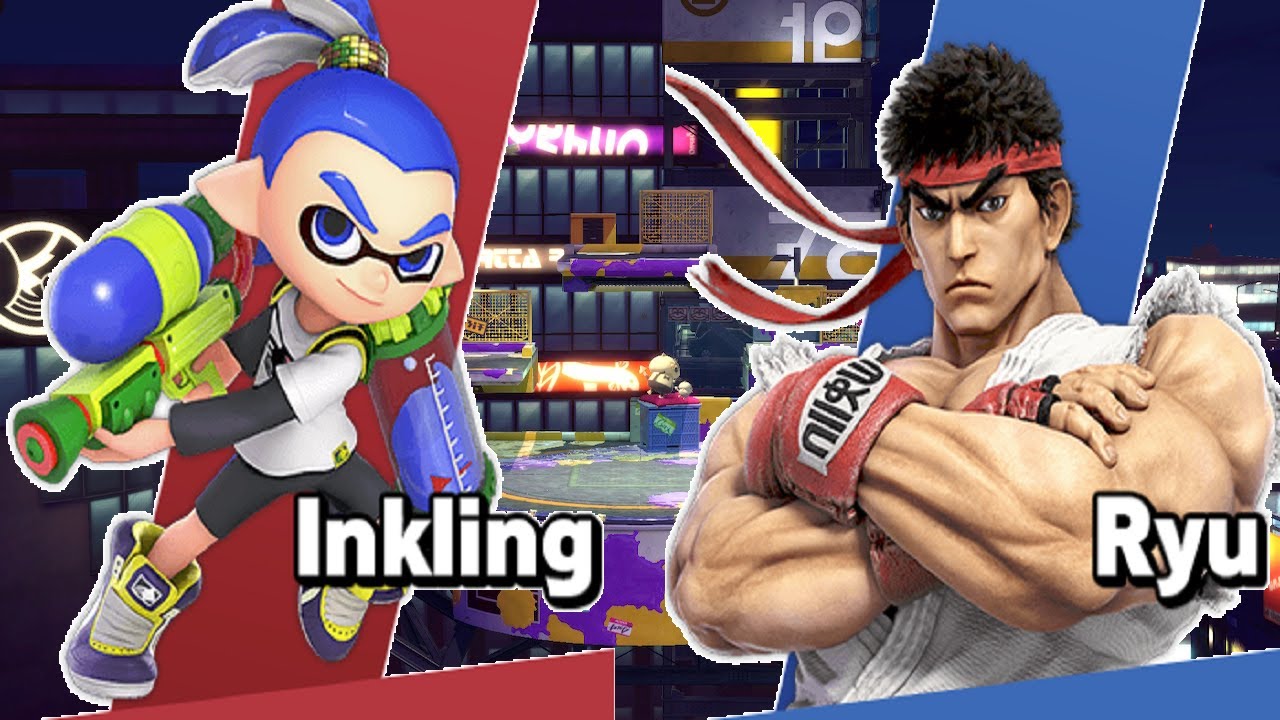 Inkling vs. Ryu 2 (Super Smash Bros. Ultimate) - YouTube