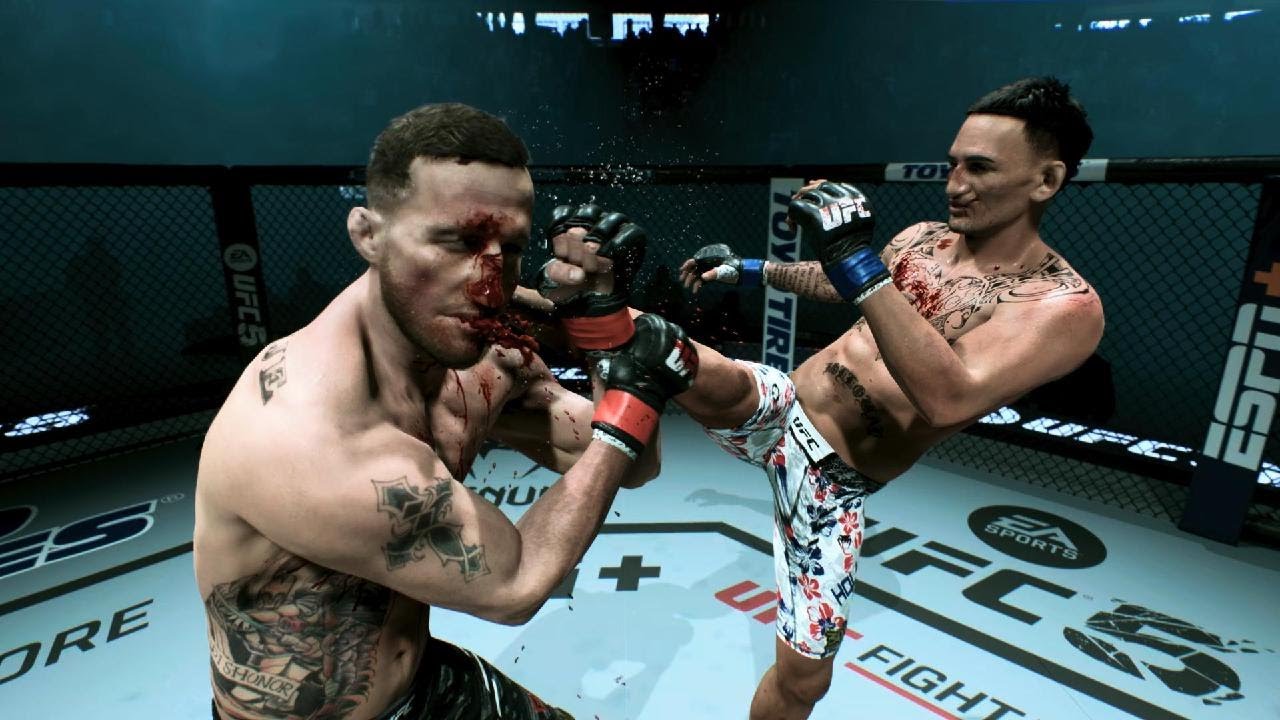 SEVEN FIGHT IN NEW CONTRACT UFC 5 [ PS5PRO ] - YouTube