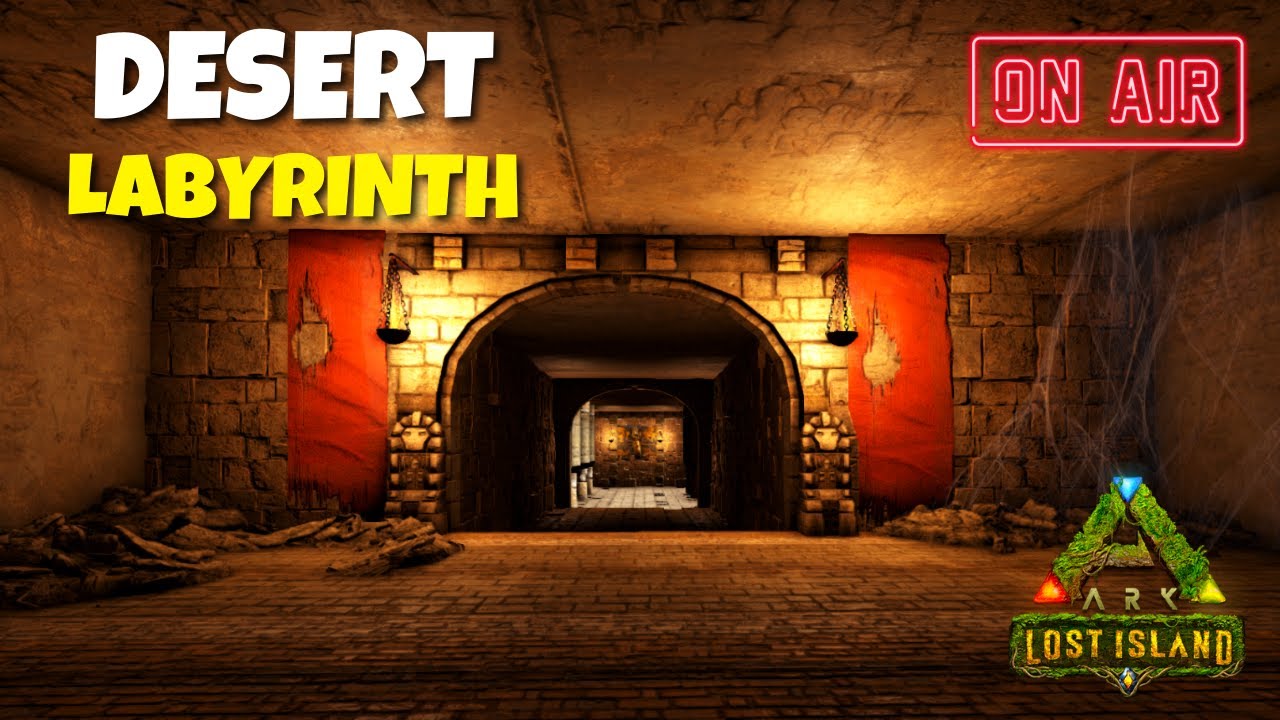 *Live* Lost Island Desert Maze/Labyrinth | Ark Lost Island - YouTube