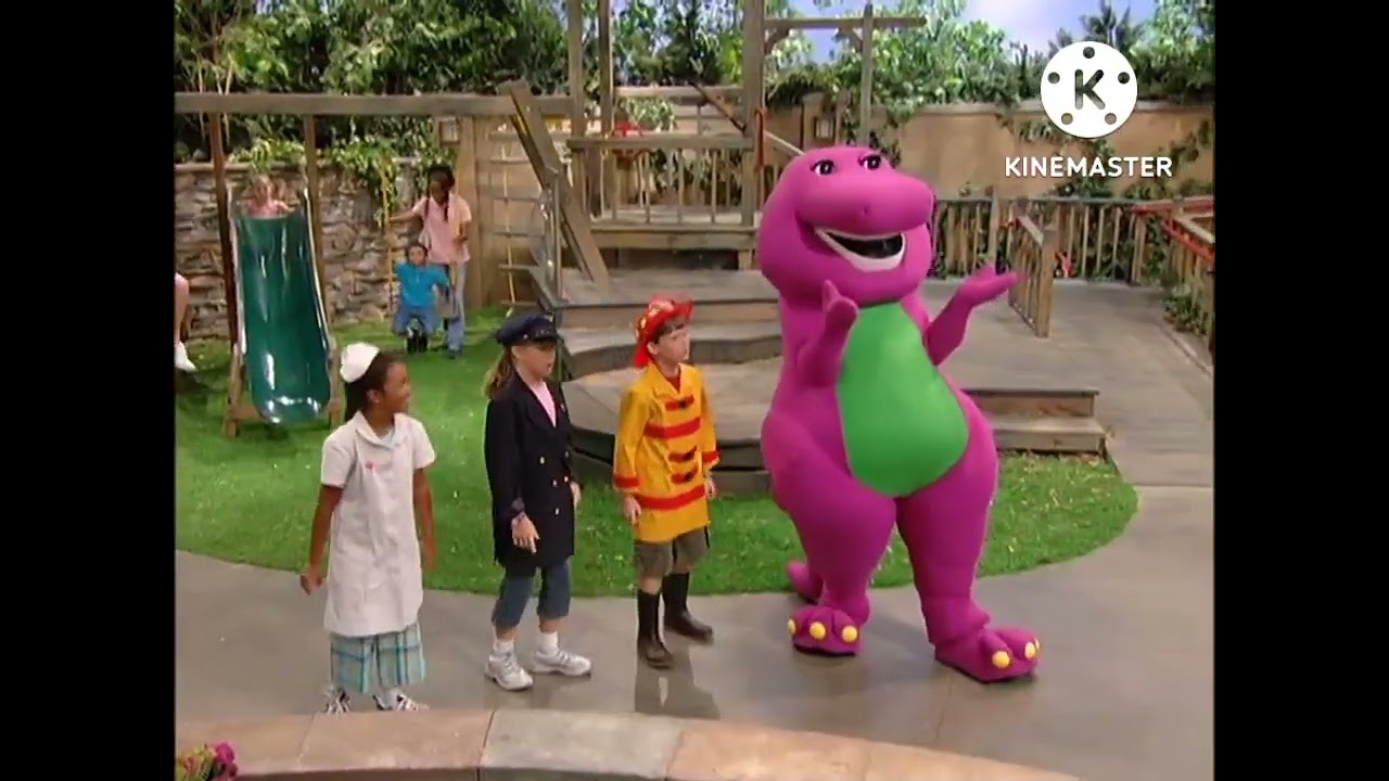 Barney riff crash to the table and fell down - YouTube